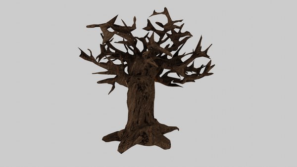 LowPoly Scary Tree 3D model - TurboSquid 2018362