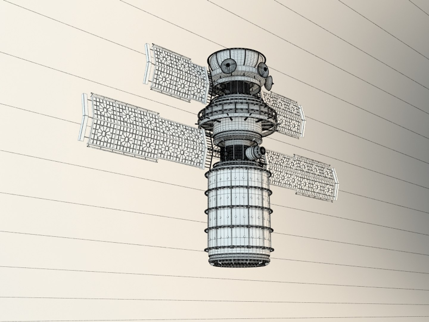 3D Realistic Space Satellite - TurboSquid 1584526