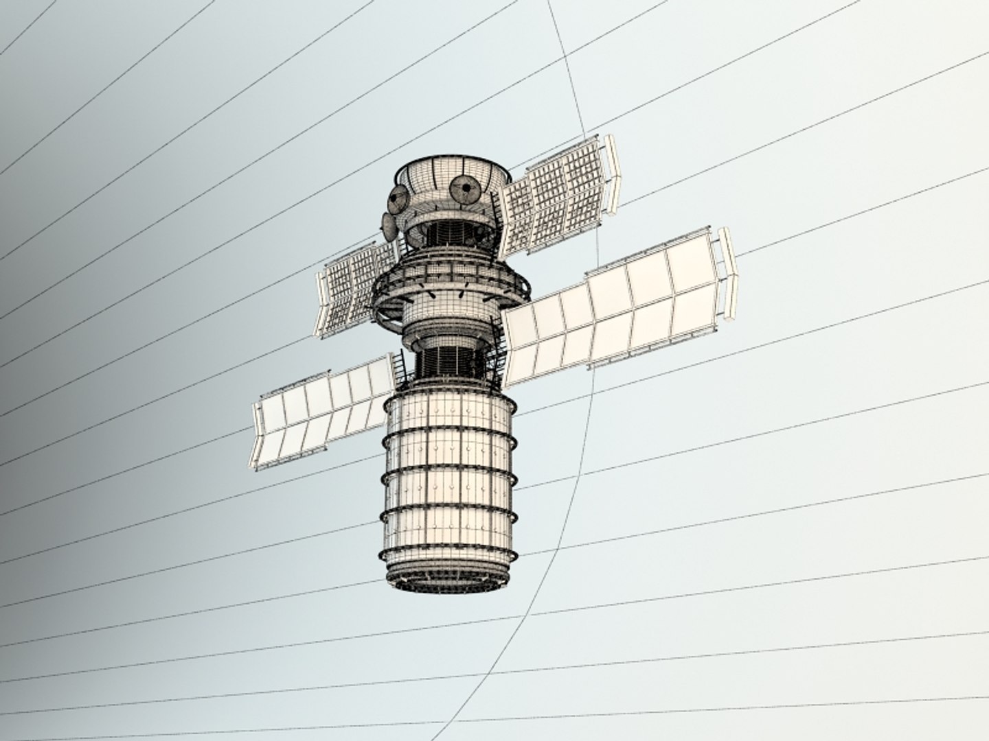 3D Realistic Space Satellite - TurboSquid 1584526