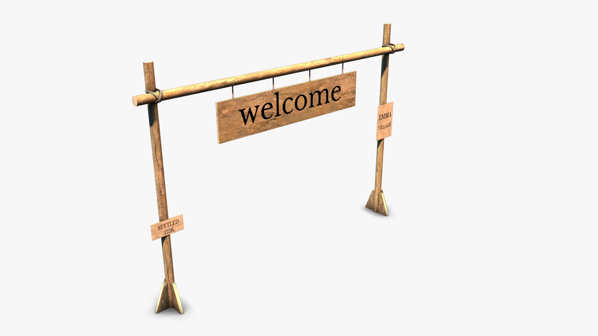 3D Welcomegate Model - TurboSquid 2009037
