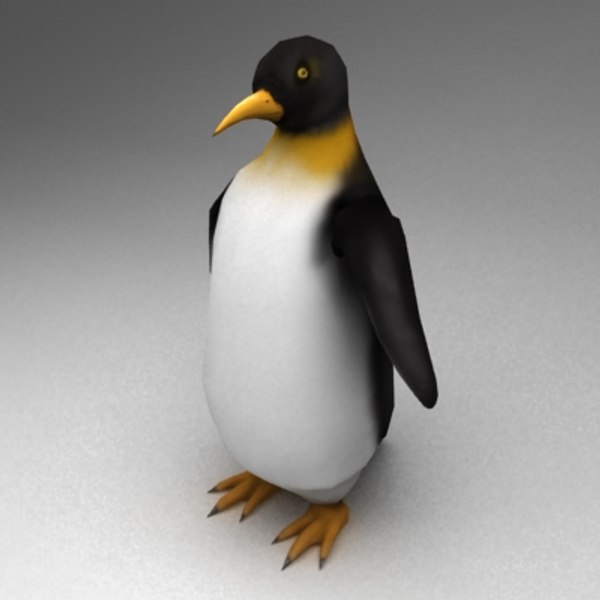 3ds rigged penguin