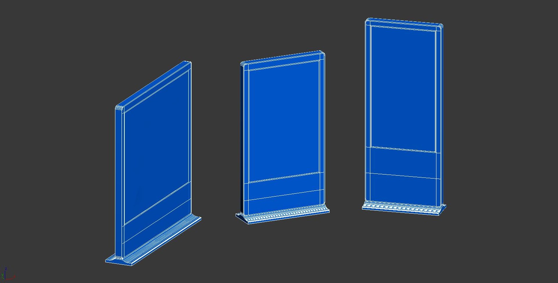 Digital Signages 3D Model - TurboSquid 1784774