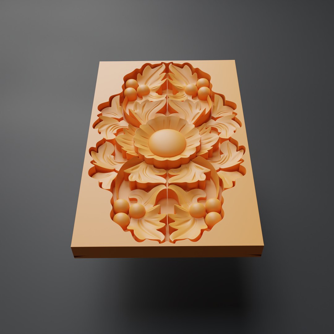 Decorative Carved Base Mesh Model - TurboSquid 2033230