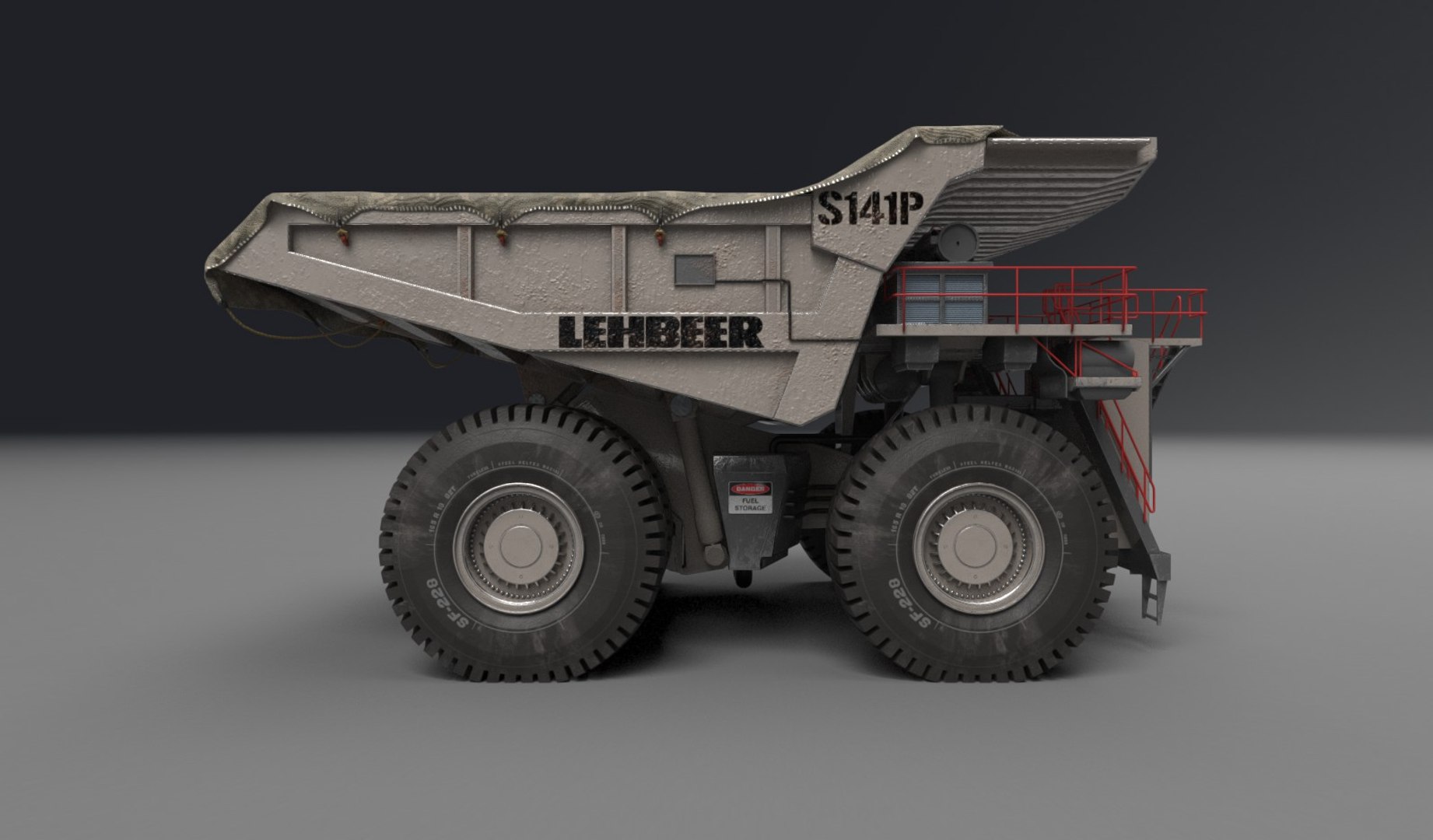 3d max liebherr t282