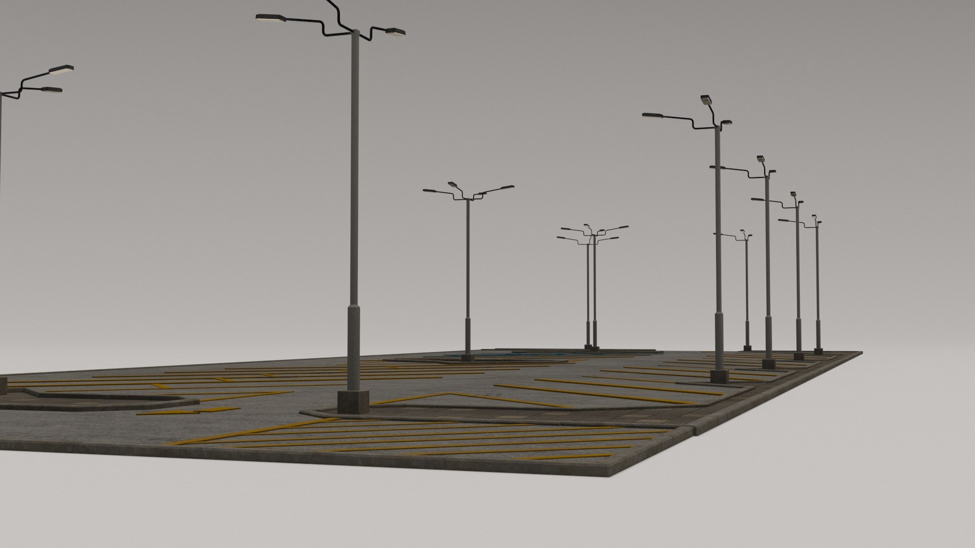 Parking Area 3D Model - TurboSquid 1847720