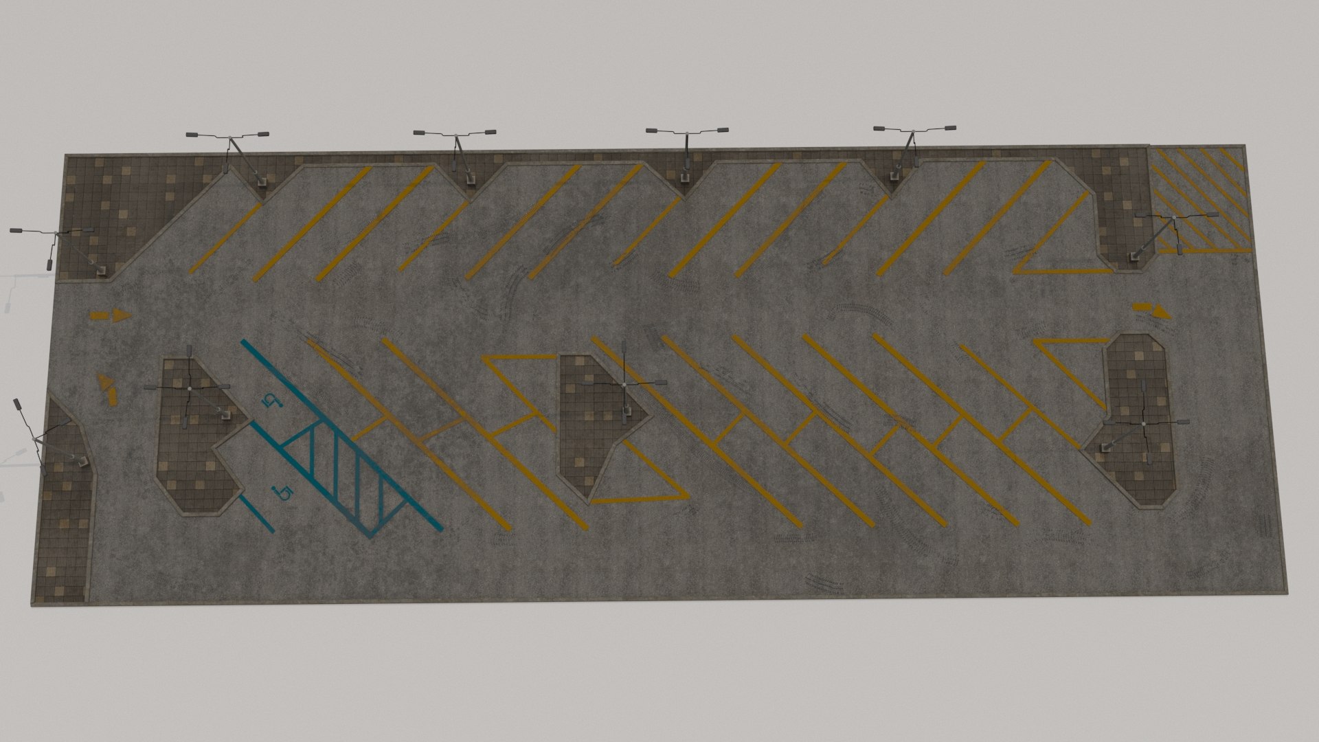 Parking Area 3D Model - TurboSquid 1847720