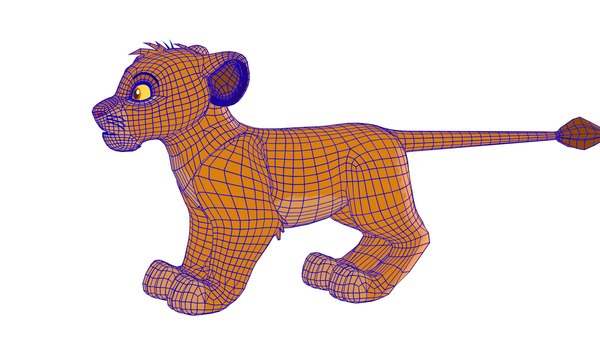 Filhote de Simba Modelo 3D - TurboSquid 2102183