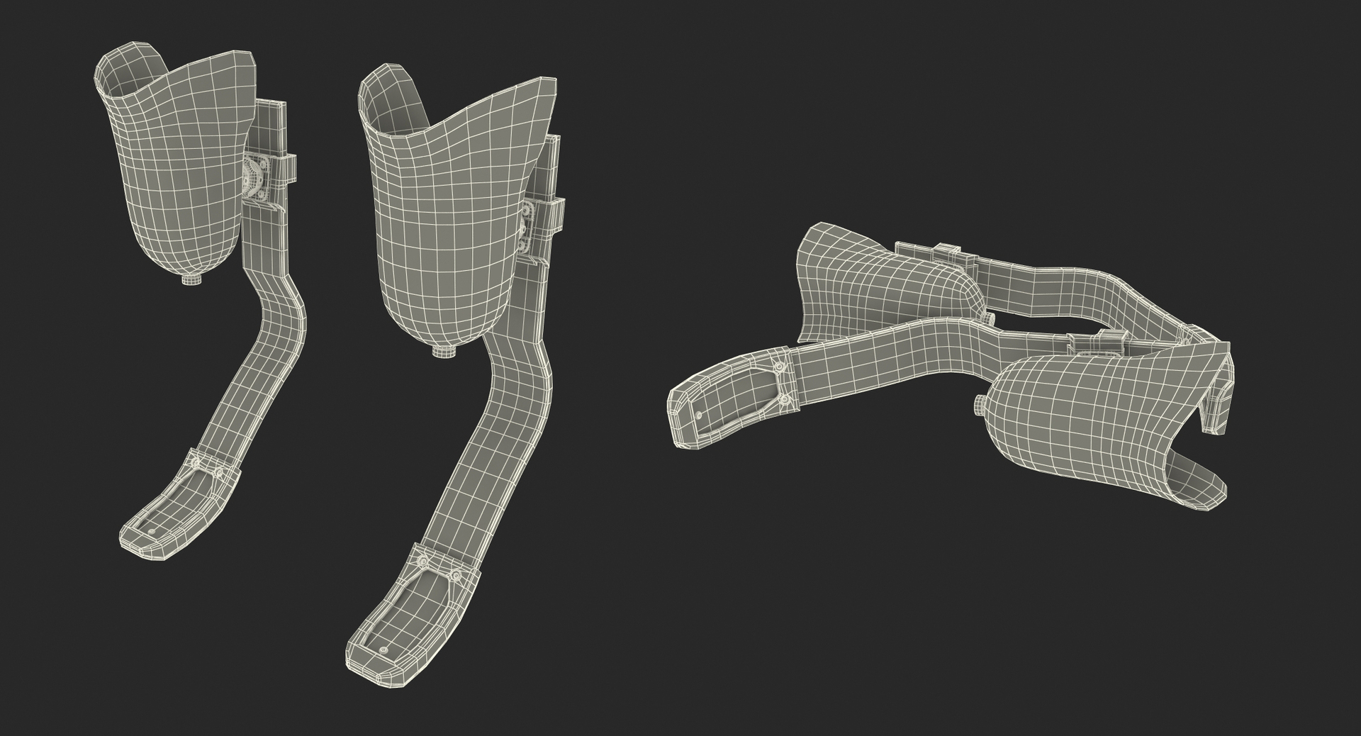 3D Knee Leg Sport Prosthetics Model - TurboSquid 1297626