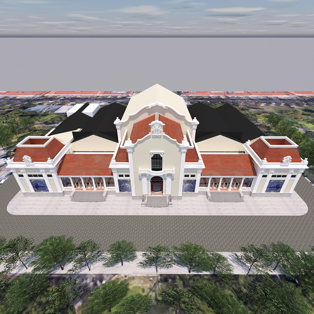 Pavilhao Carlos Lopes Lisboa - Carlos Lopes Pavilion Lisbon 3D ...