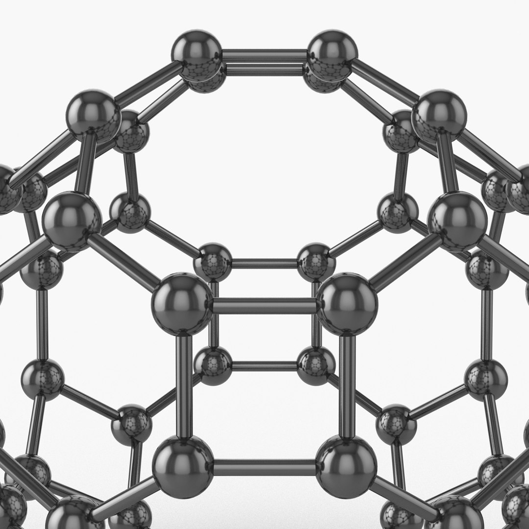 3d Buckyball Realistic Model