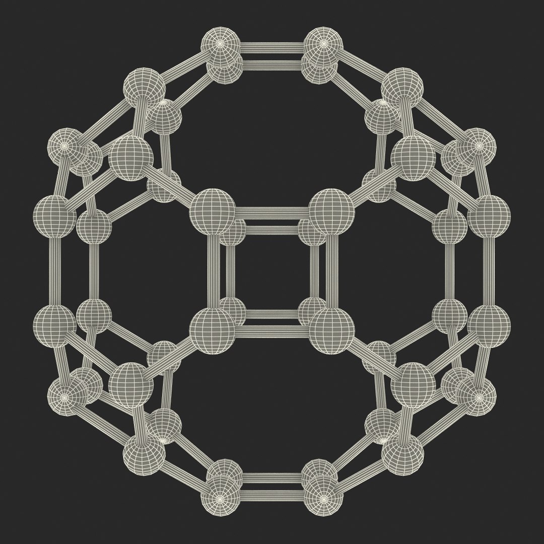 3d Buckyball Realistic Model