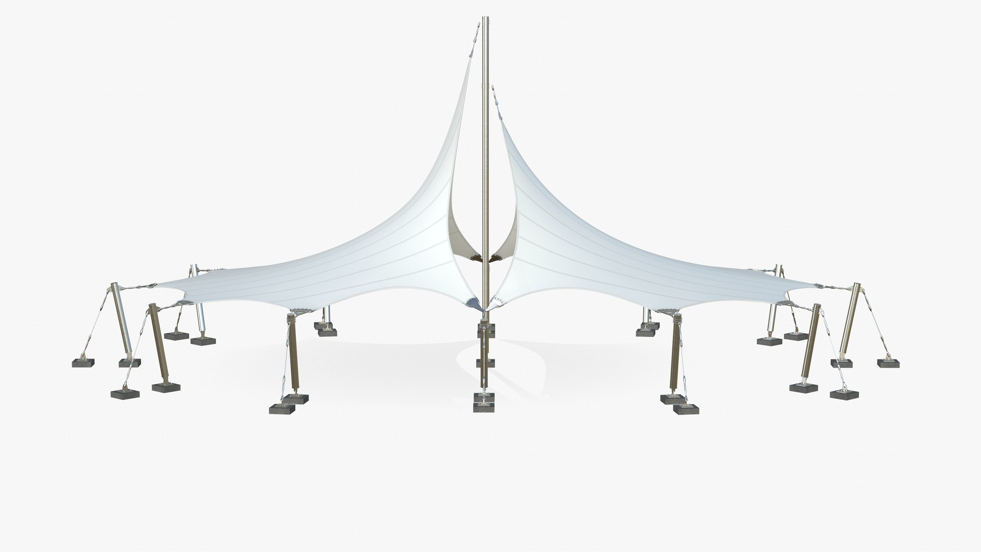 Tensile Structures New Design model - TurboSquid 1946676