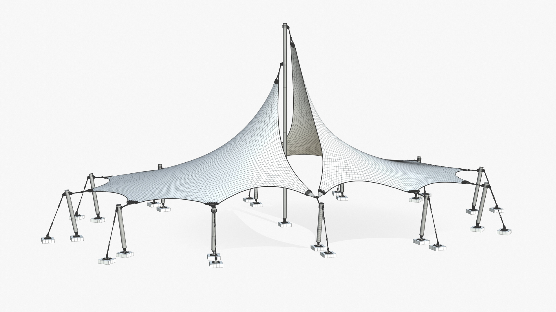 modelo 3d Tensoestructuras Nuevo diseño - TurboSquid 1946676