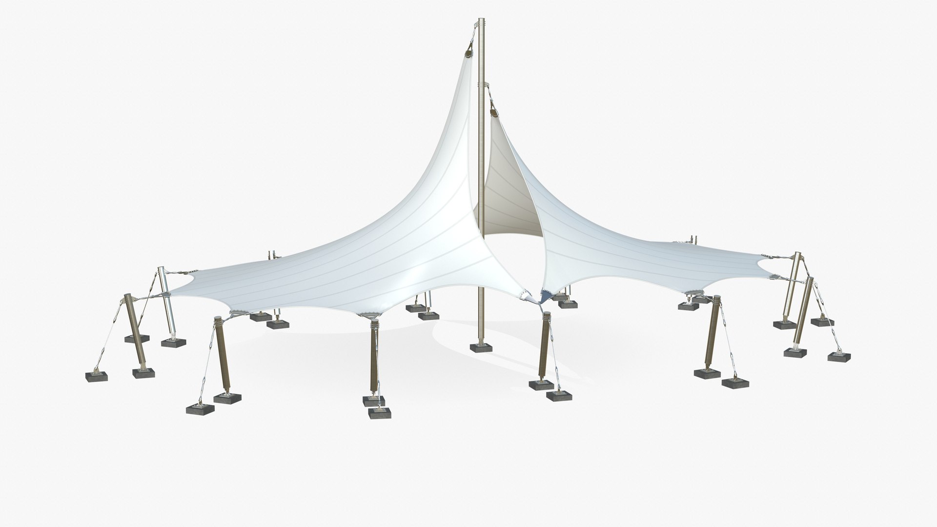 Tensile Structures New Design model - TurboSquid 1946676