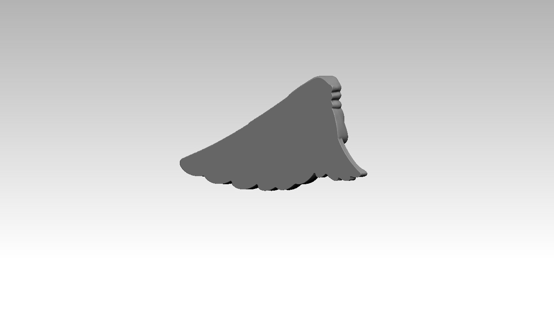 3D Wing Feather Pendant - TurboSquid 1999569