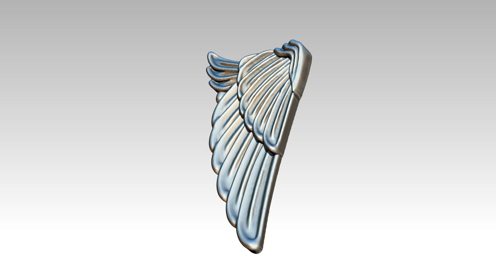 3D Wing Feather Pendant - TurboSquid 1999569