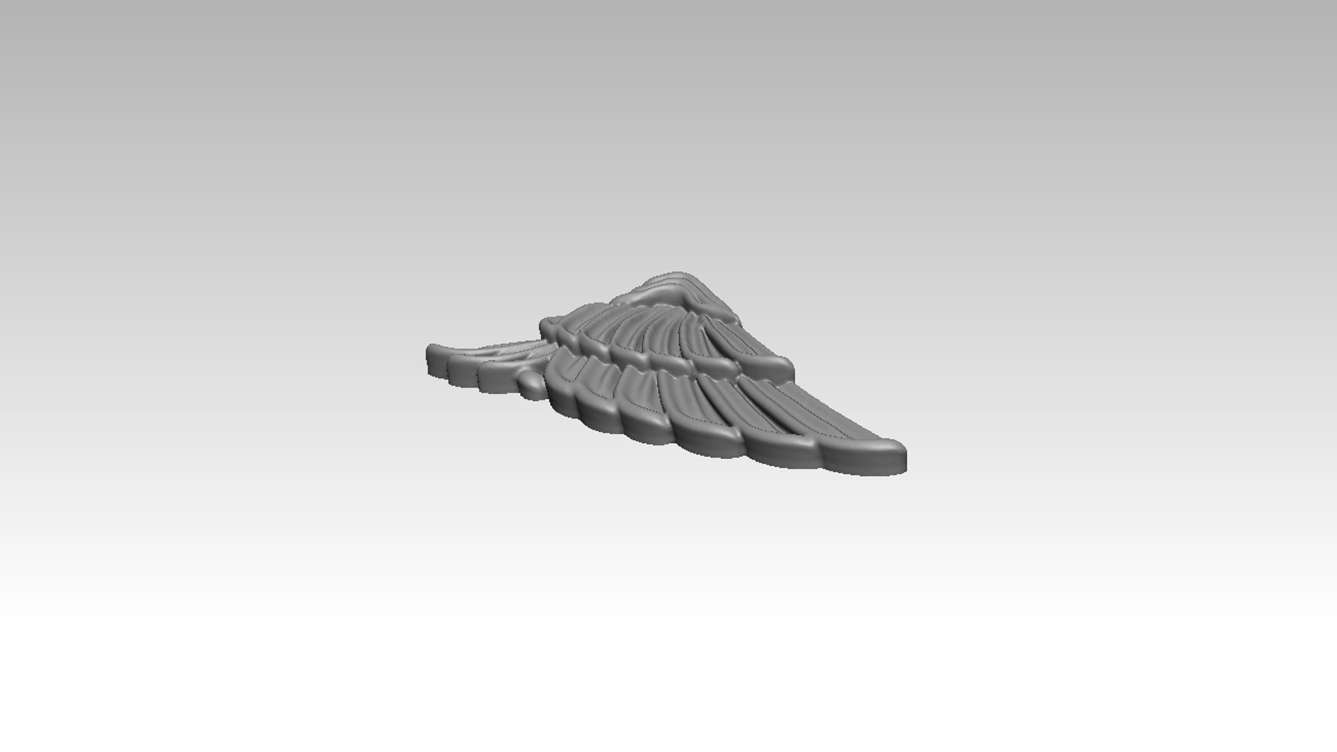 3D Wing Feather Pendant - TurboSquid 1999569