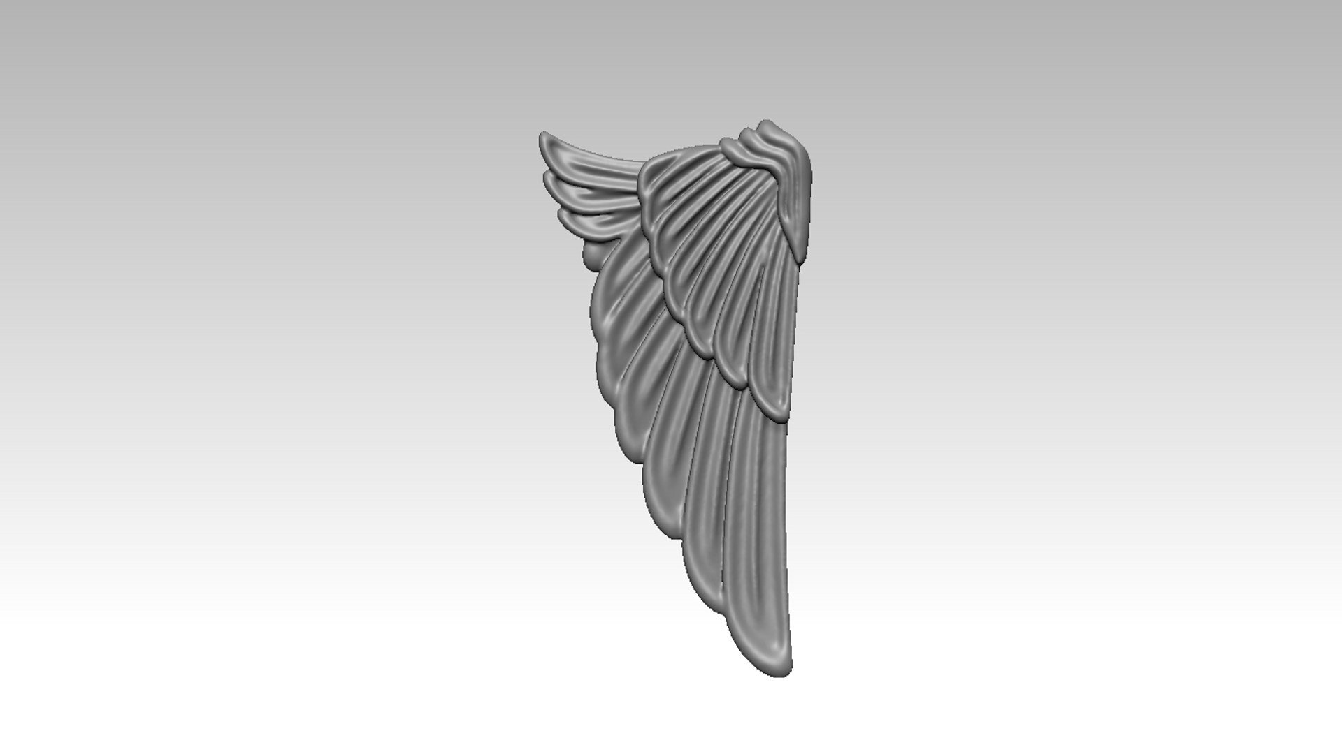 3D Wing Feather Pendant - TurboSquid 1999569