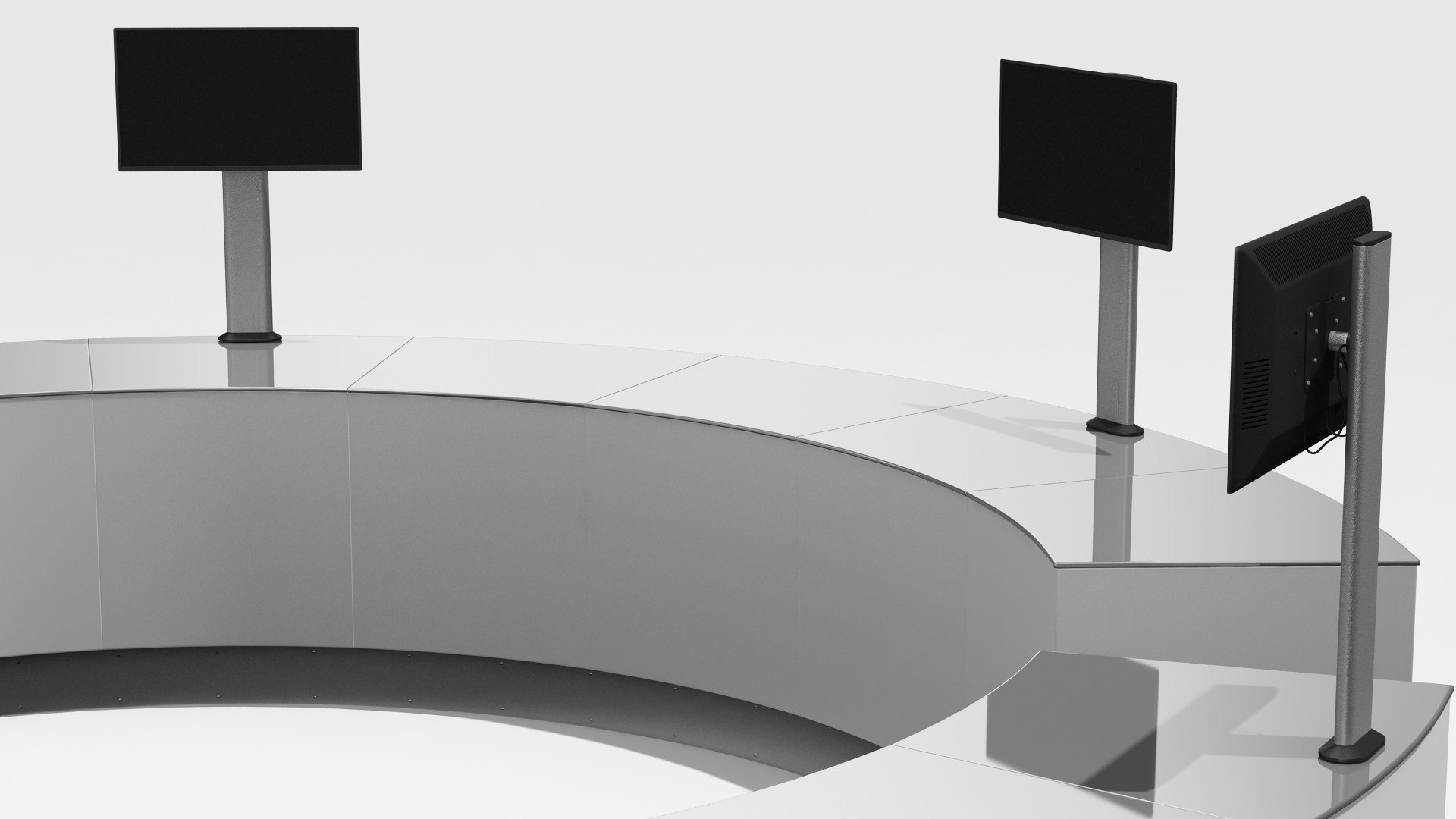 3D airport security lanes - TurboSquid 1694055