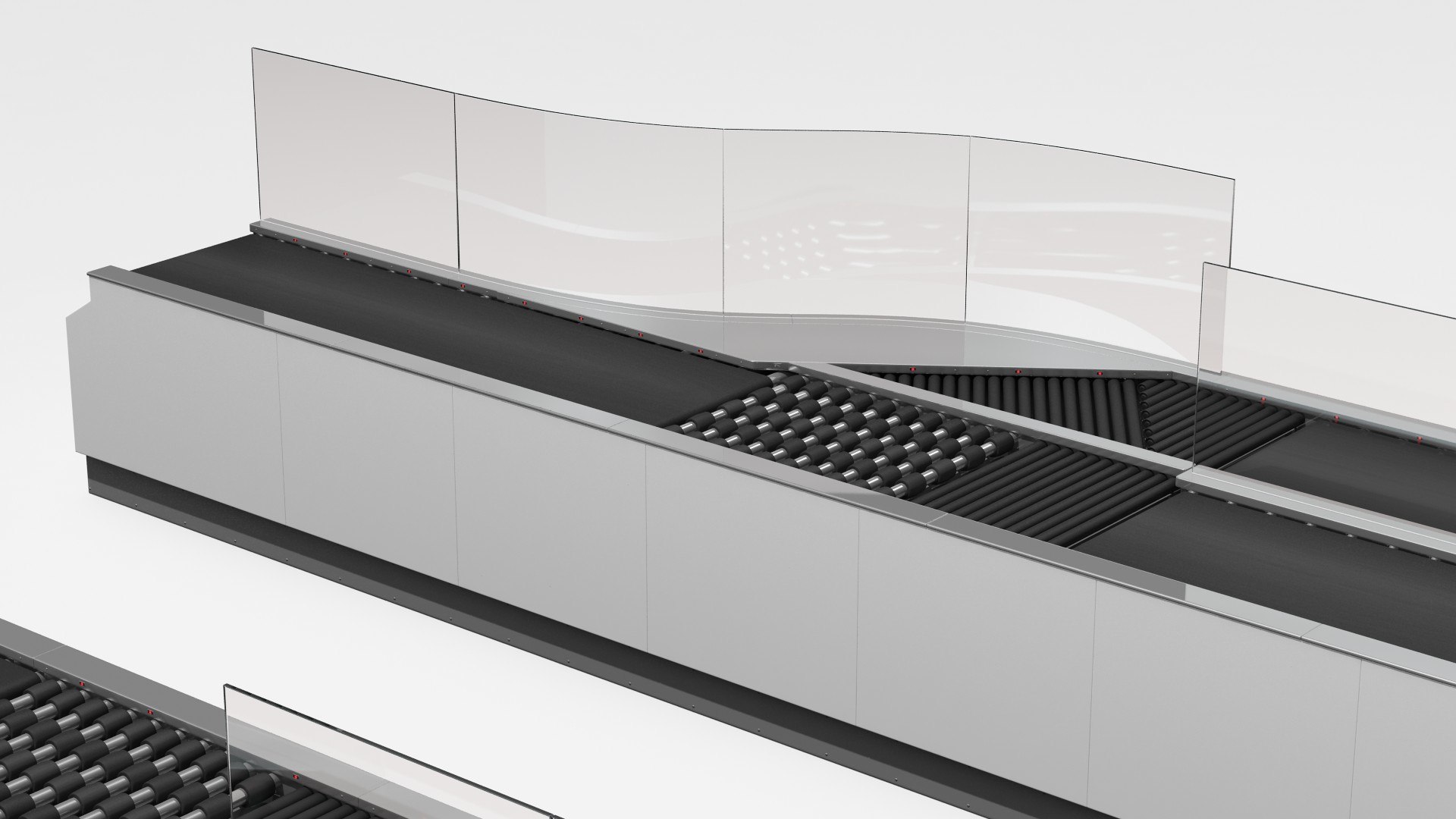 3D airport security lanes - TurboSquid 1694055