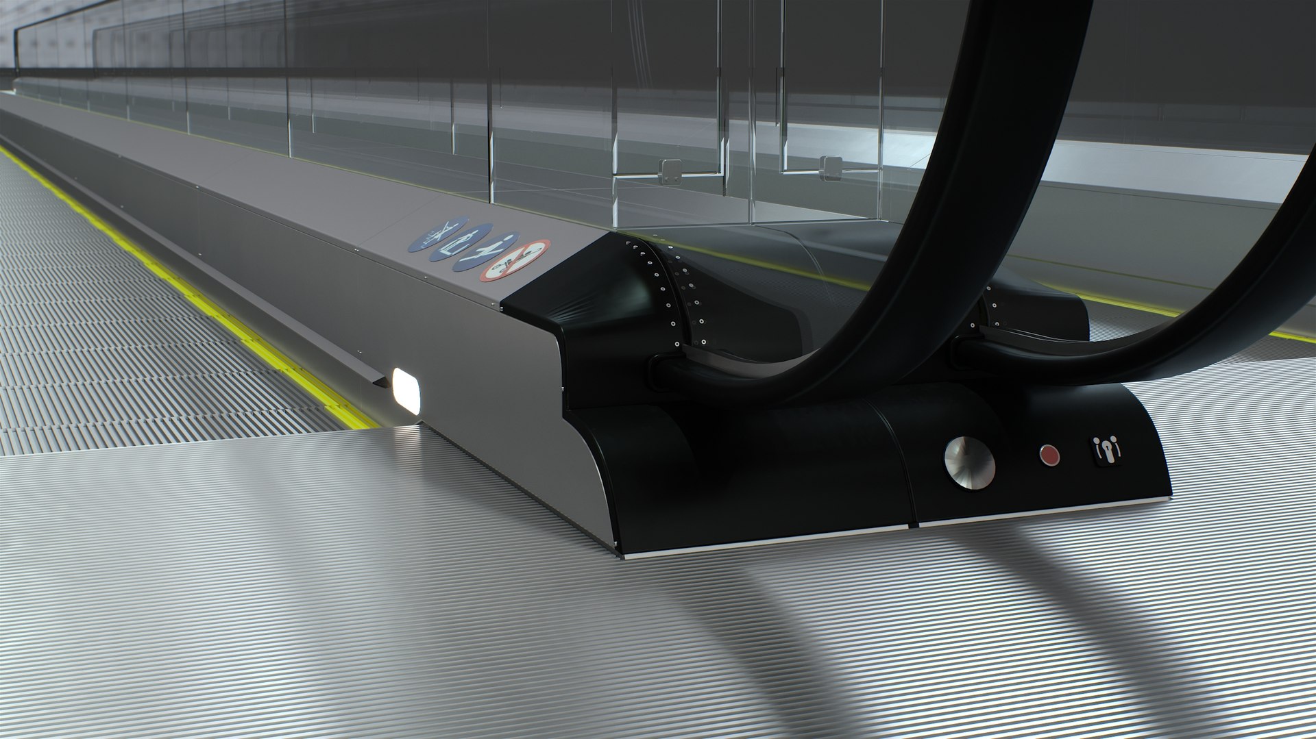 3D model Horizontal Autowalk LMSRP-1400 - TurboSquid 1814924