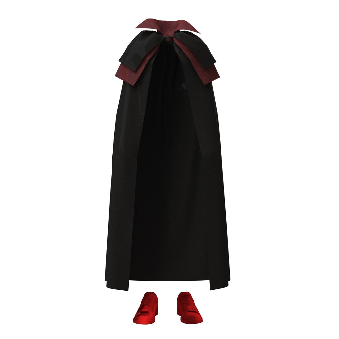 Cape 3D Model - TurboSquid 1616697