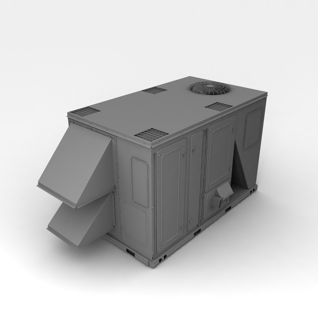 Roof Unit 3d 3ds