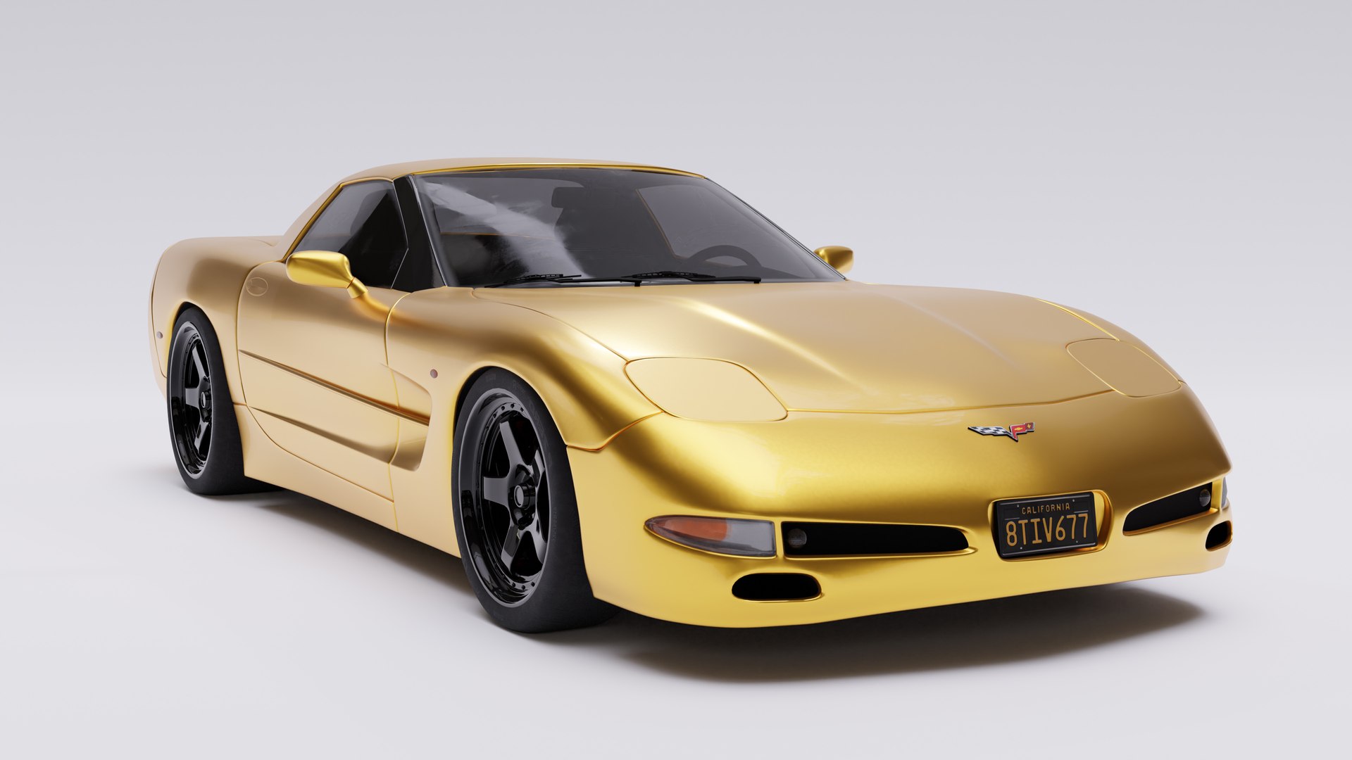 3D Chevrolet Corvette C5 Z06 -97 Rigged - TurboSquid 2150633