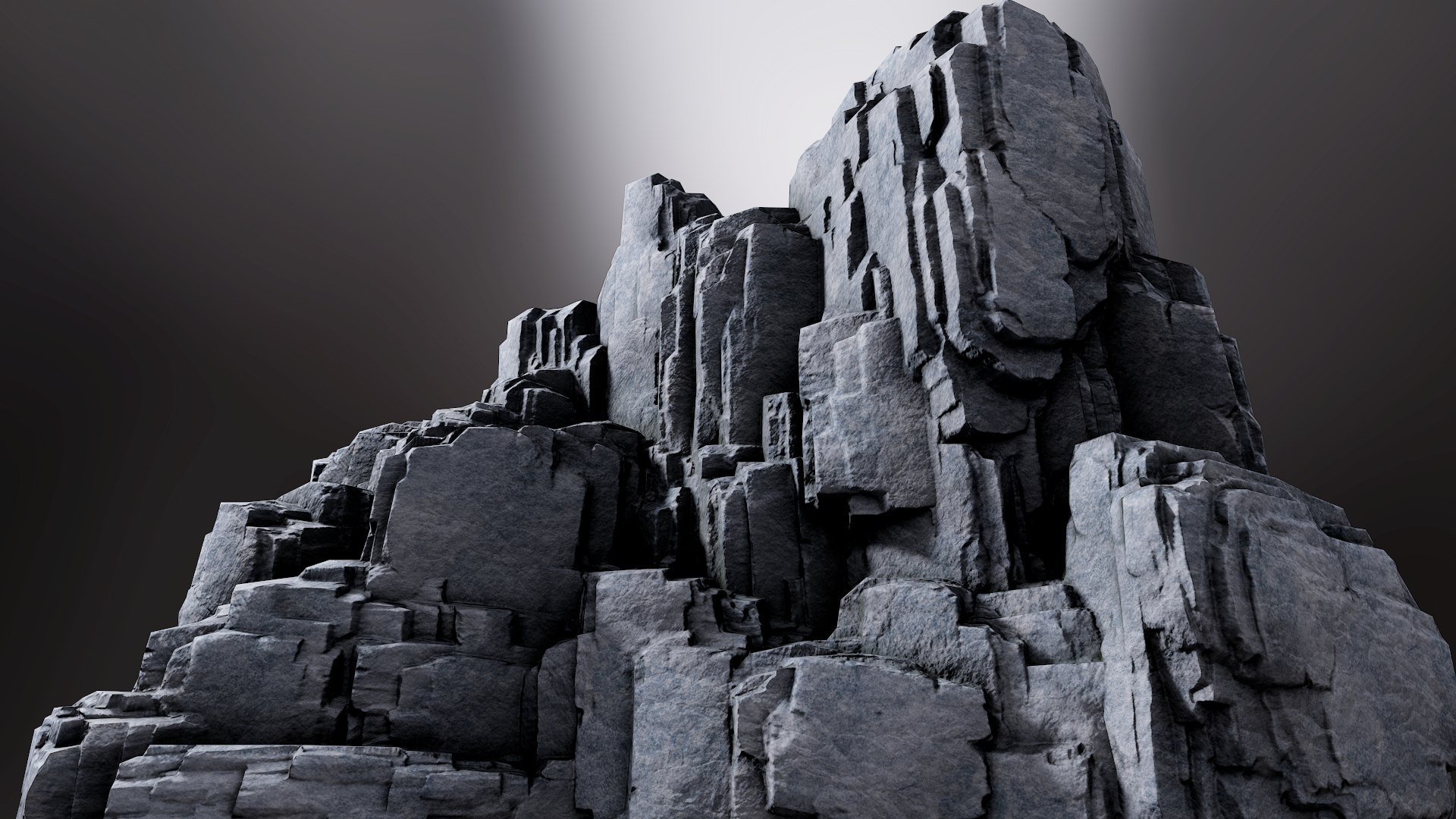 3D Cliff Model - TurboSquid 1950281
