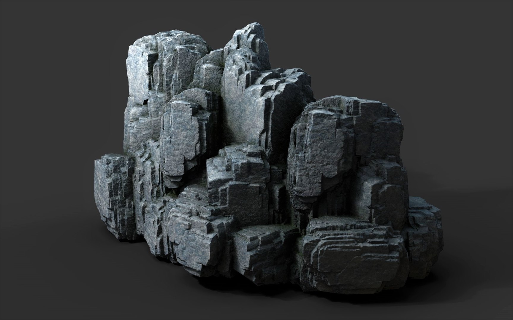 3D Cliff Model - TurboSquid 1950281