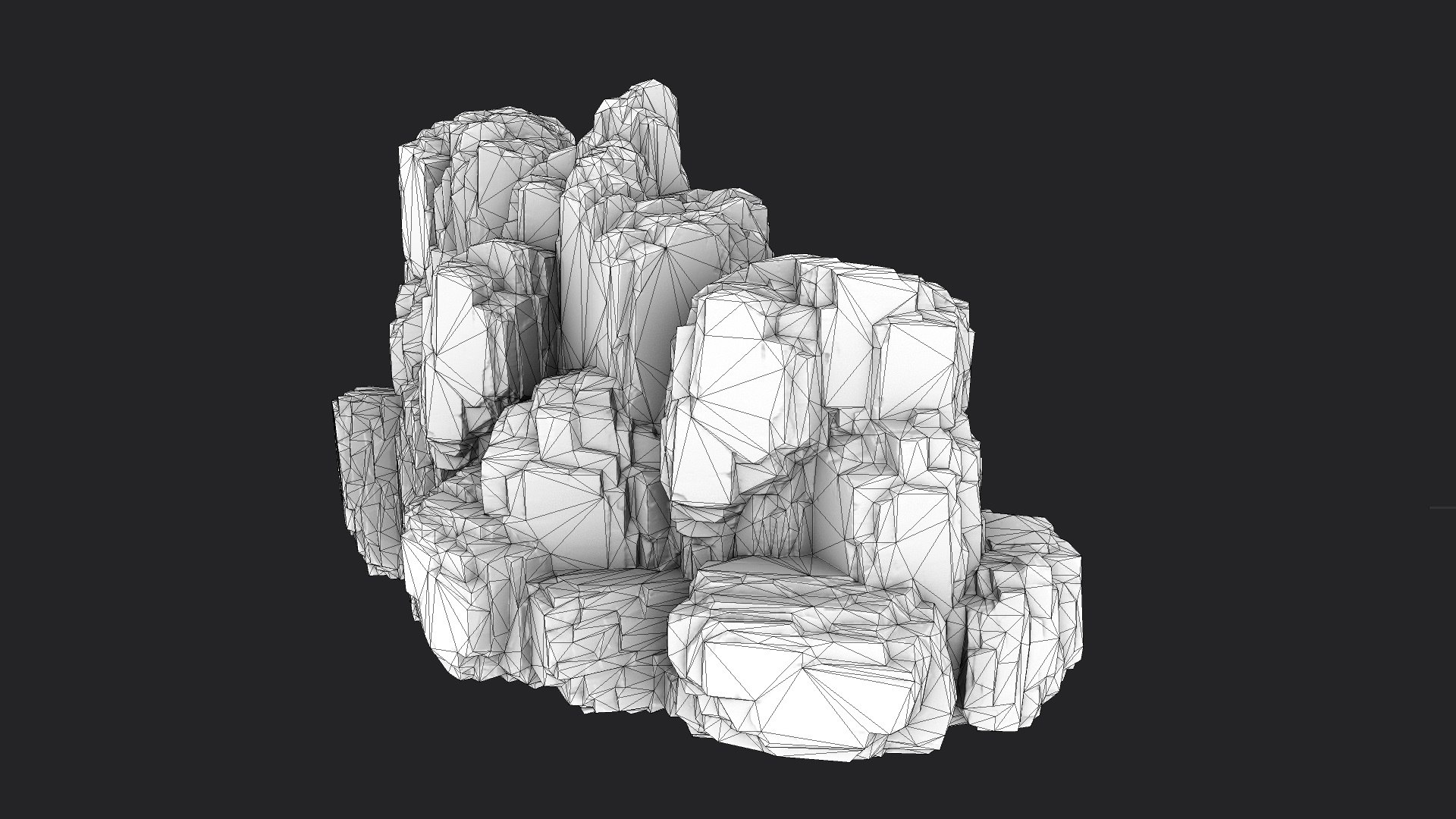 3D Cliff Model - TurboSquid 1950281