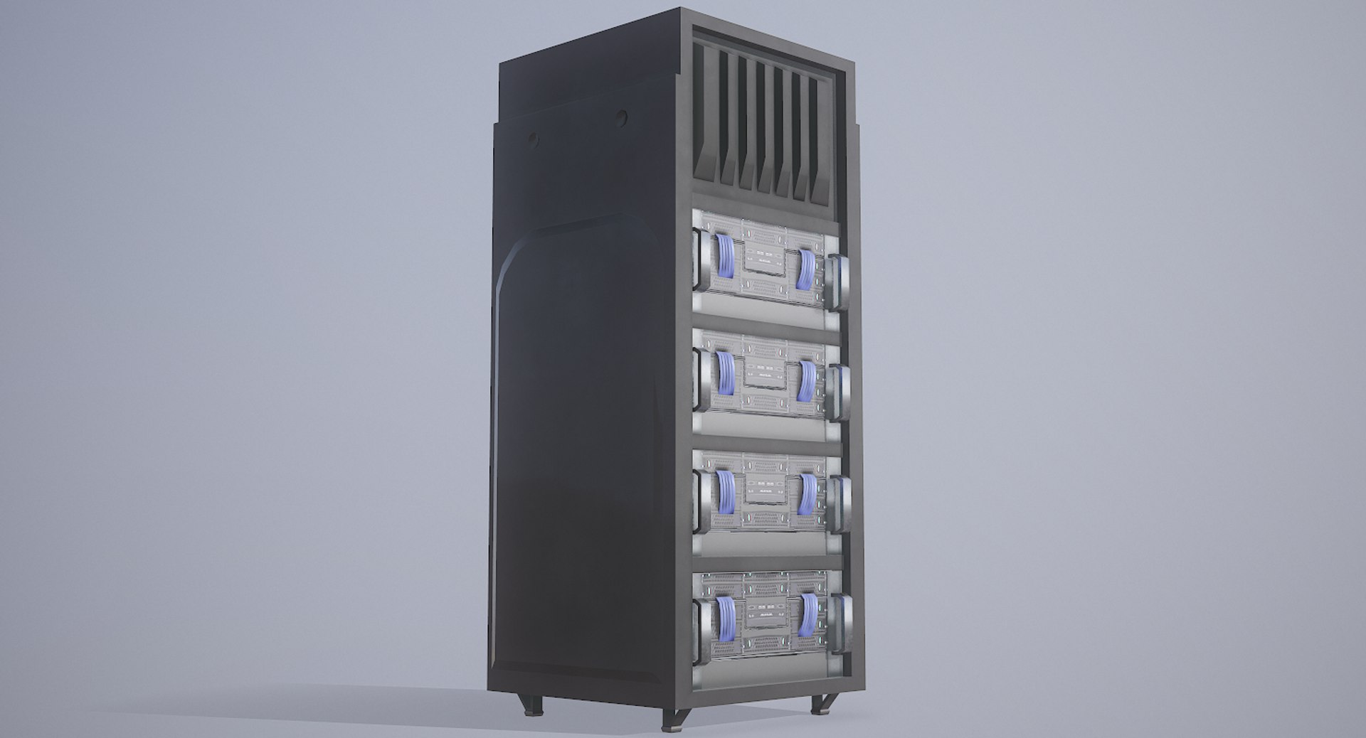 Server Rack 3ds