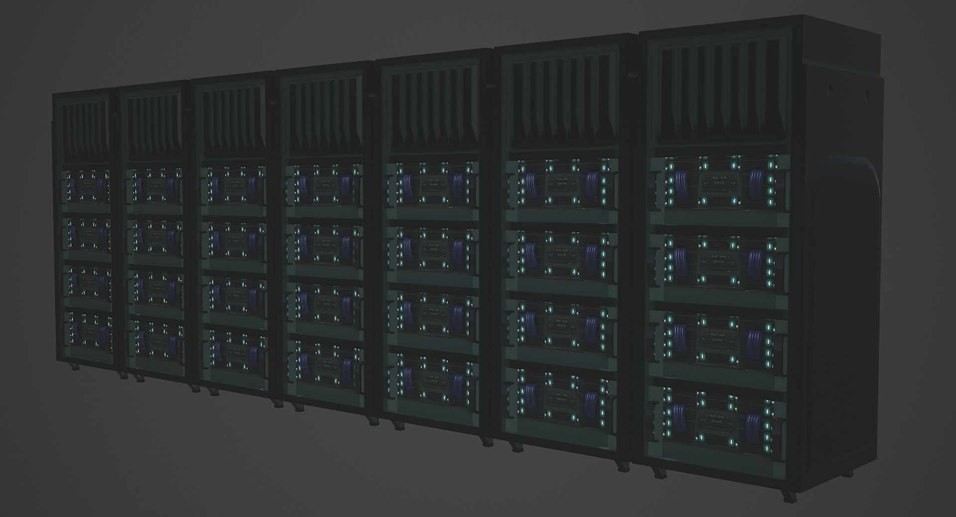 Server Rack 3ds