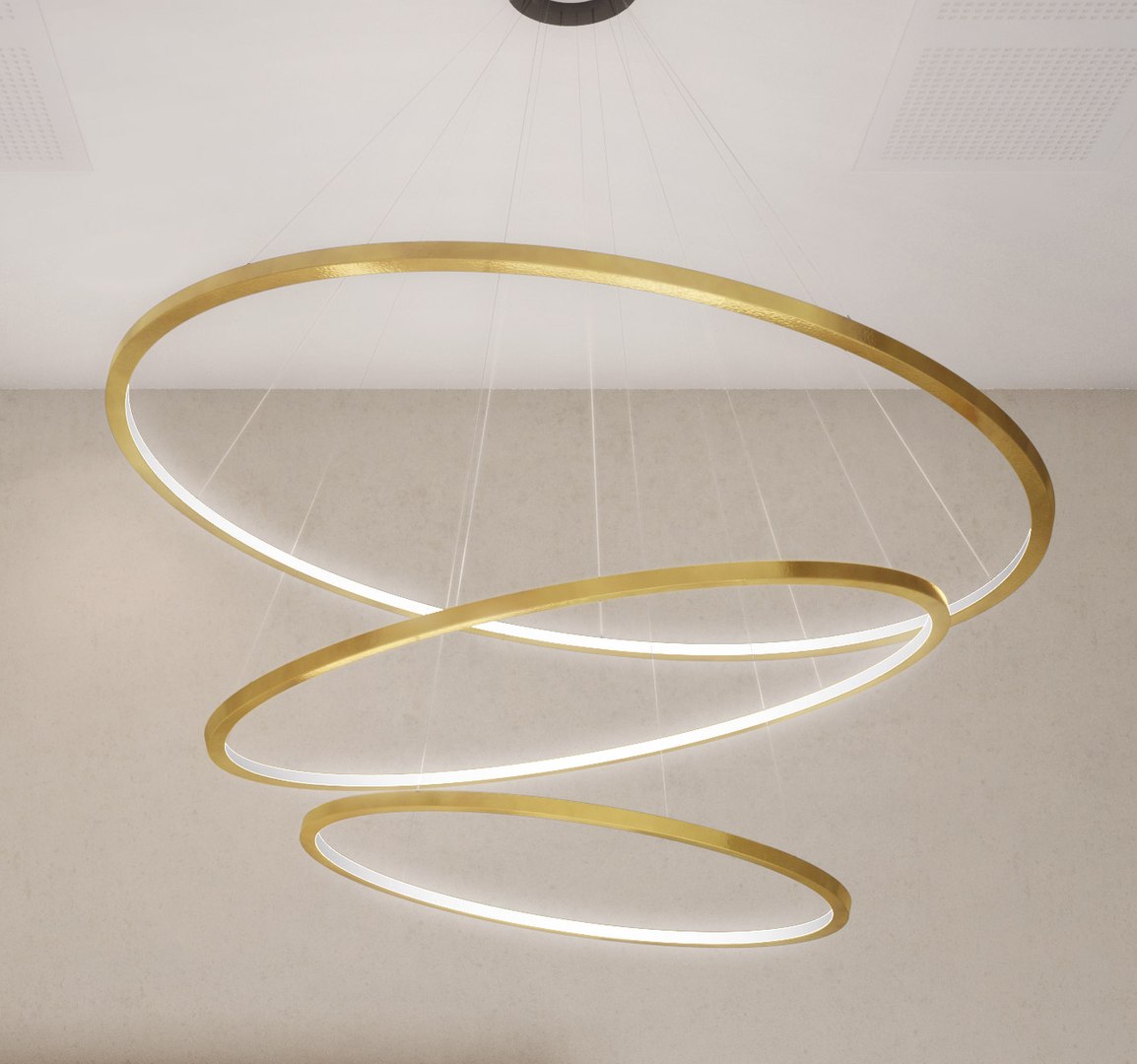 3D Ceiling Light - TurboSquid 1291816