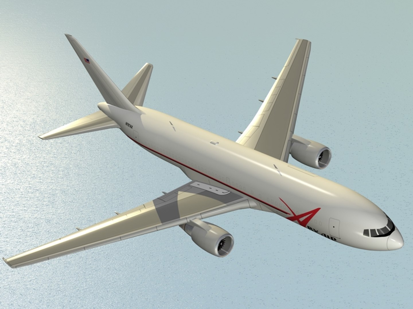 Freighter Aircraft Boeing 767-200f 3D Model - TurboSquid 1239316