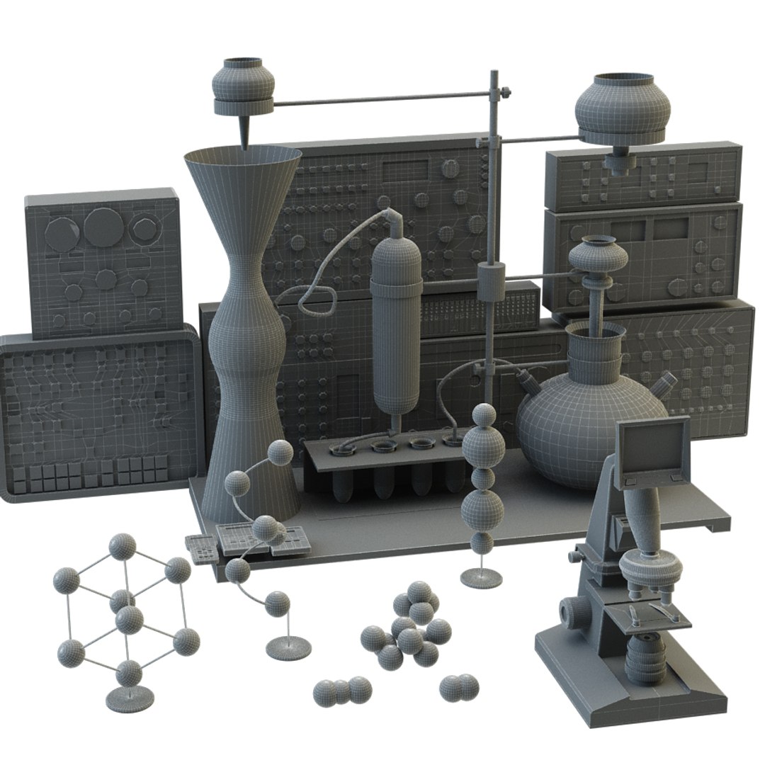 Medical Laboratory Set 2 3D Model - TurboSquid 1224004