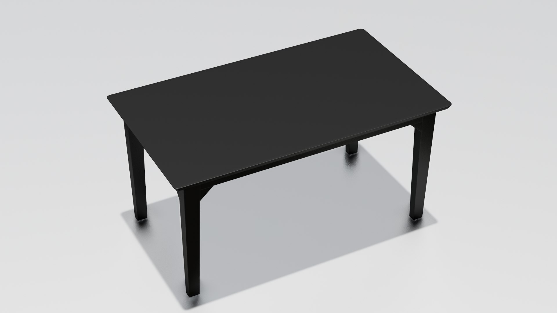 3D Black table 3D model - TurboSquid 2060954