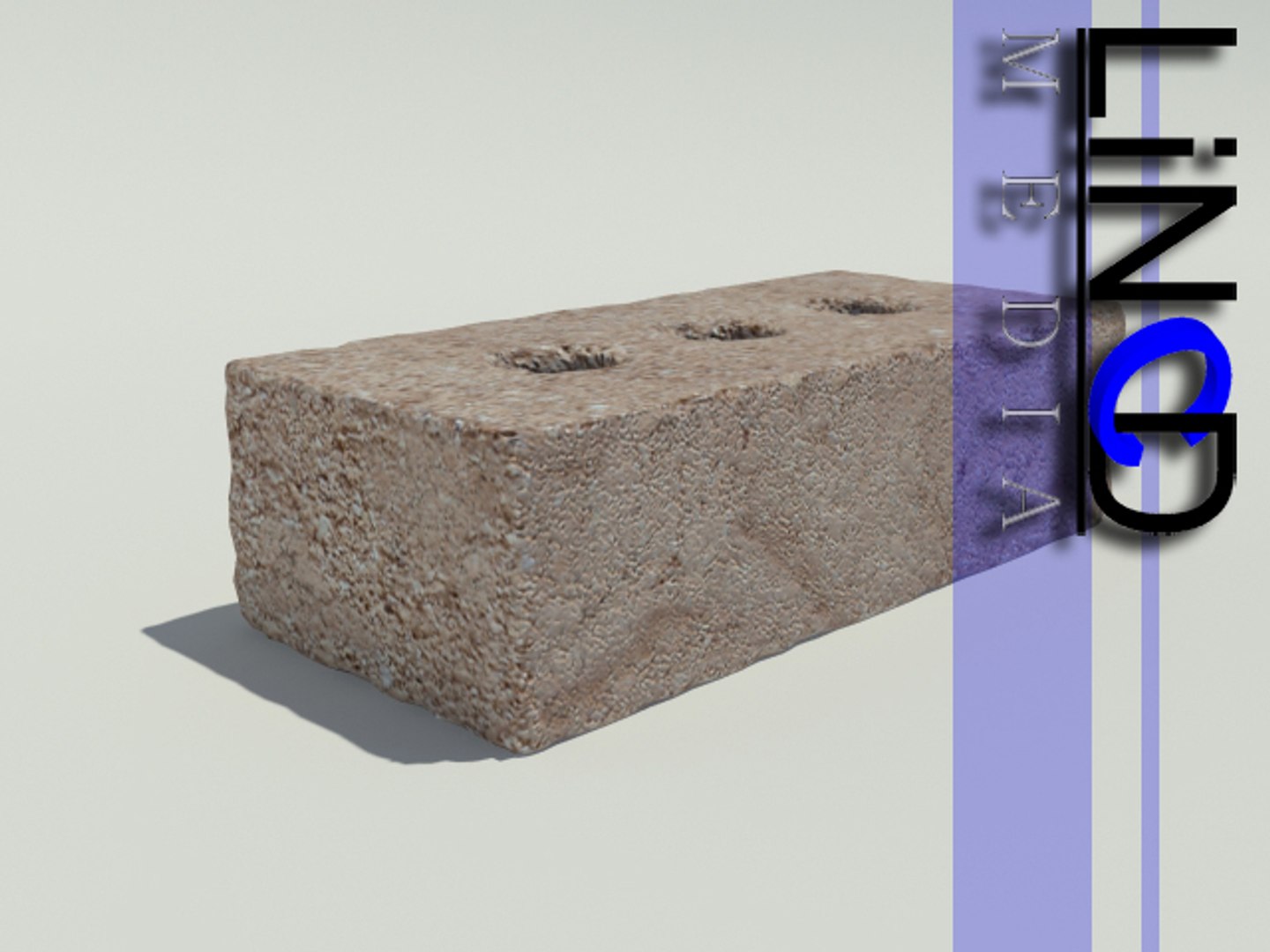 3d model of bricks maps