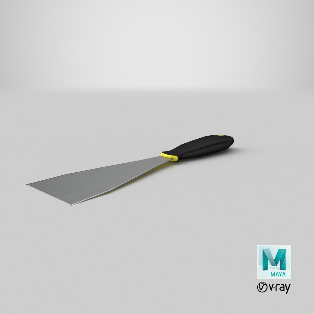 Paint Scraper 3D model - TurboSquid 1875378