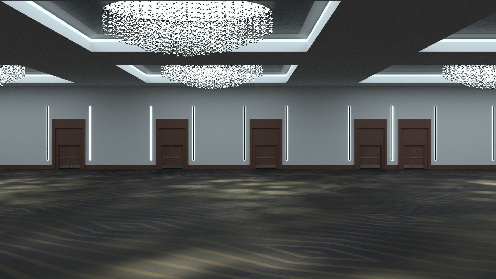 Ballroom 19 3D Model - TurboSquid 2187554