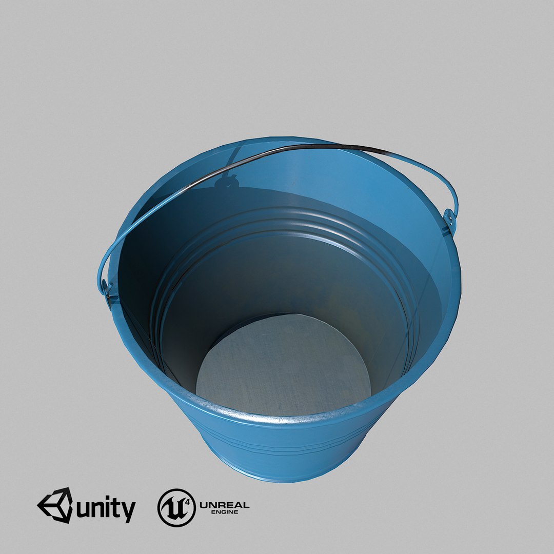 3D Bucket Low-poly - TurboSquid 1288741