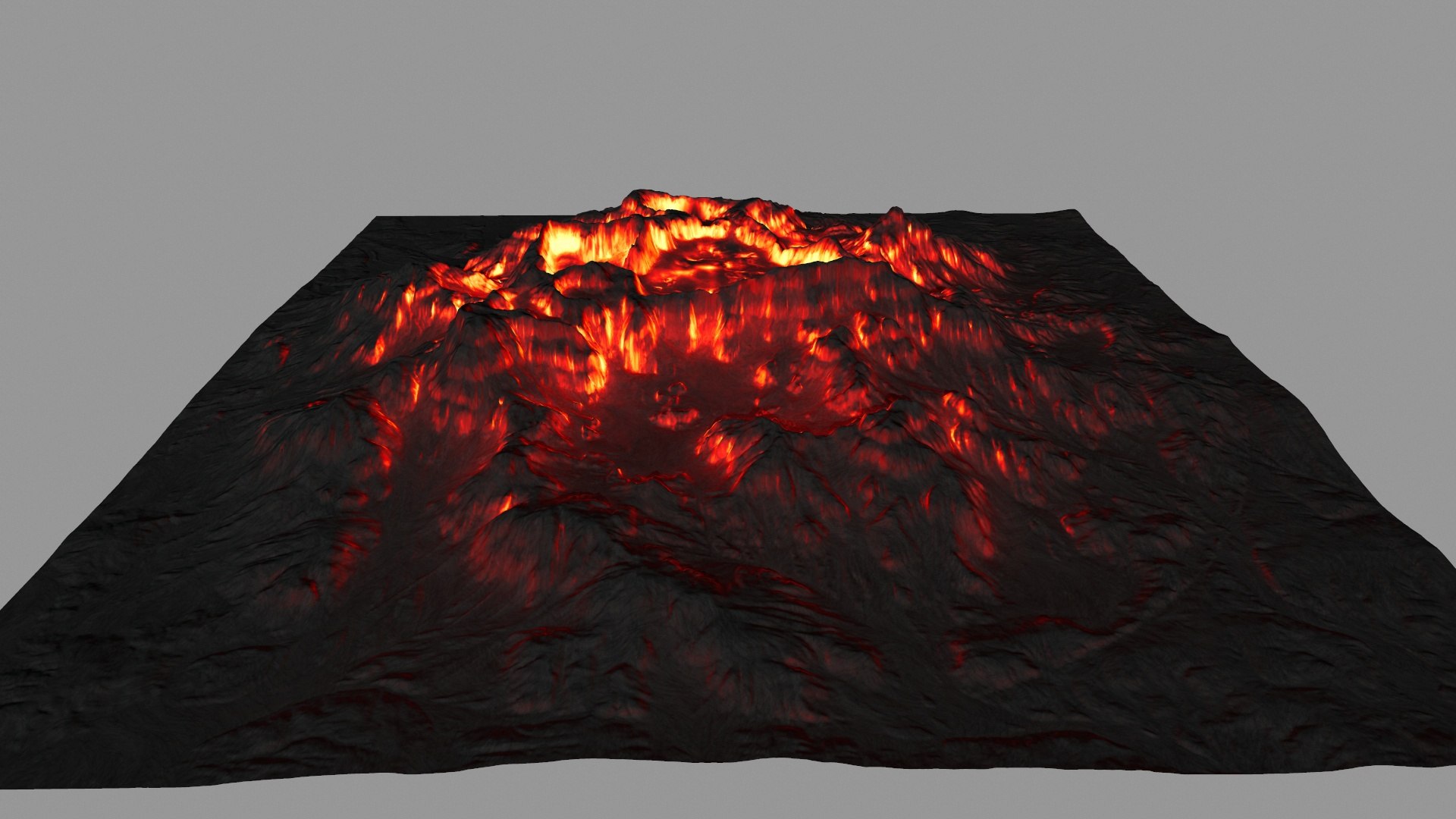 3D Volcano - TurboSquid 1313361