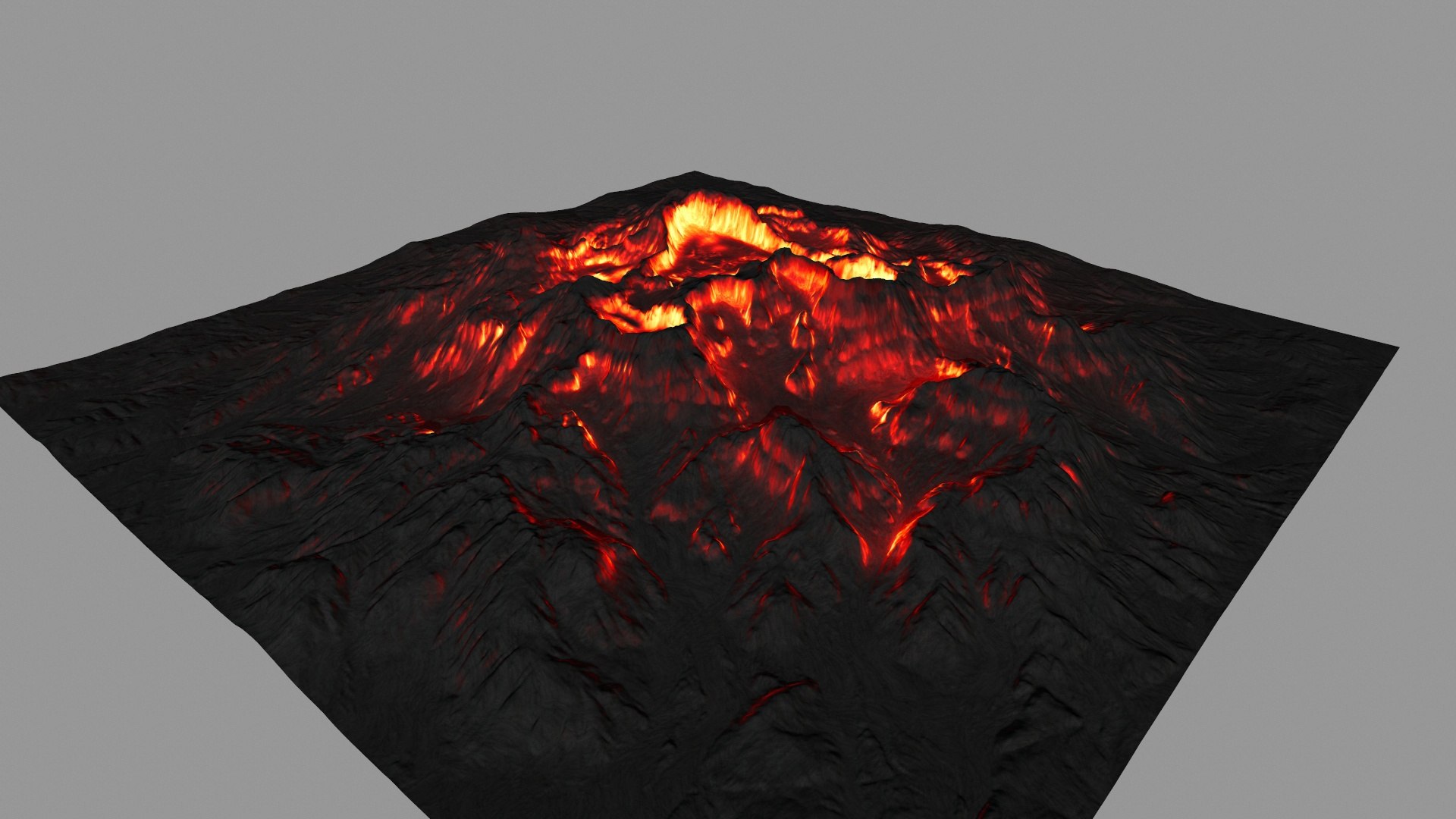 3D Volcano - TurboSquid 1313361