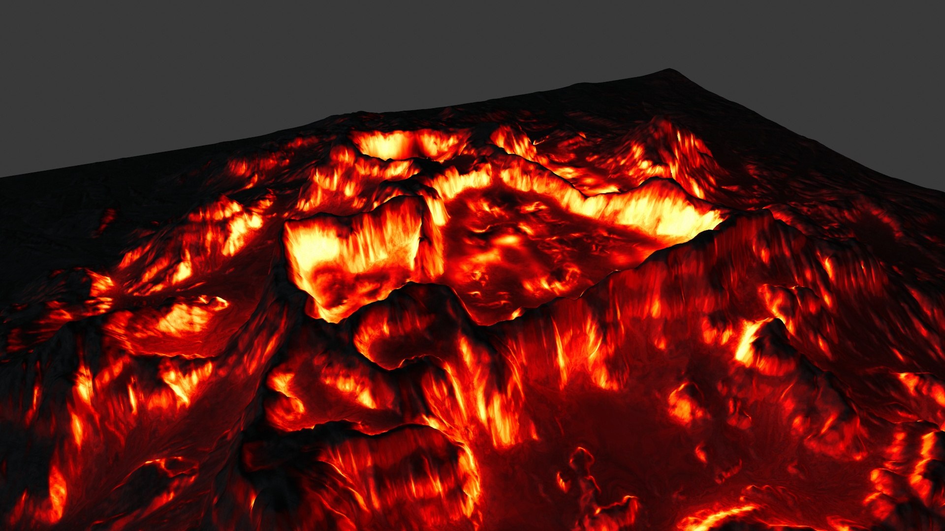 3D Volcano - TurboSquid 1313361