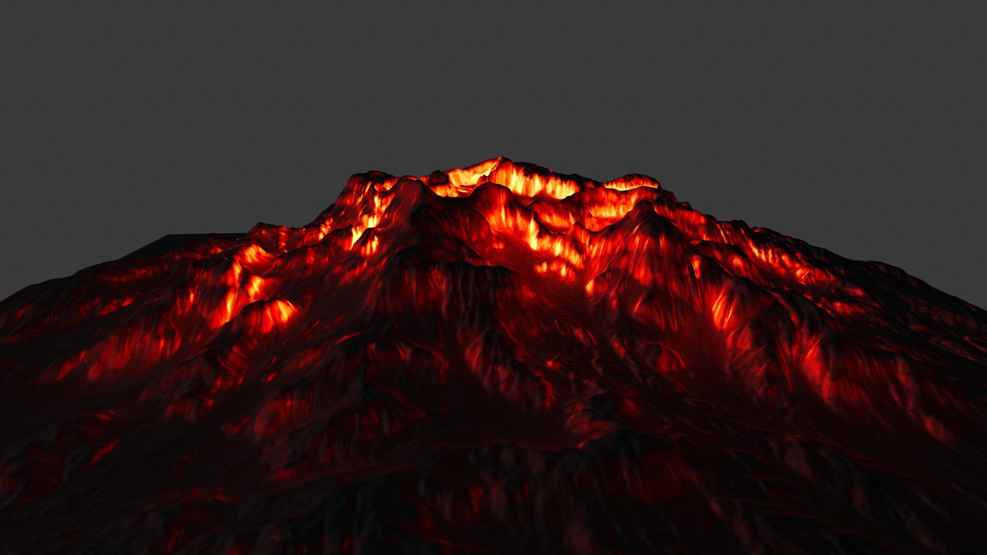 3D Volcano - TurboSquid 1313361