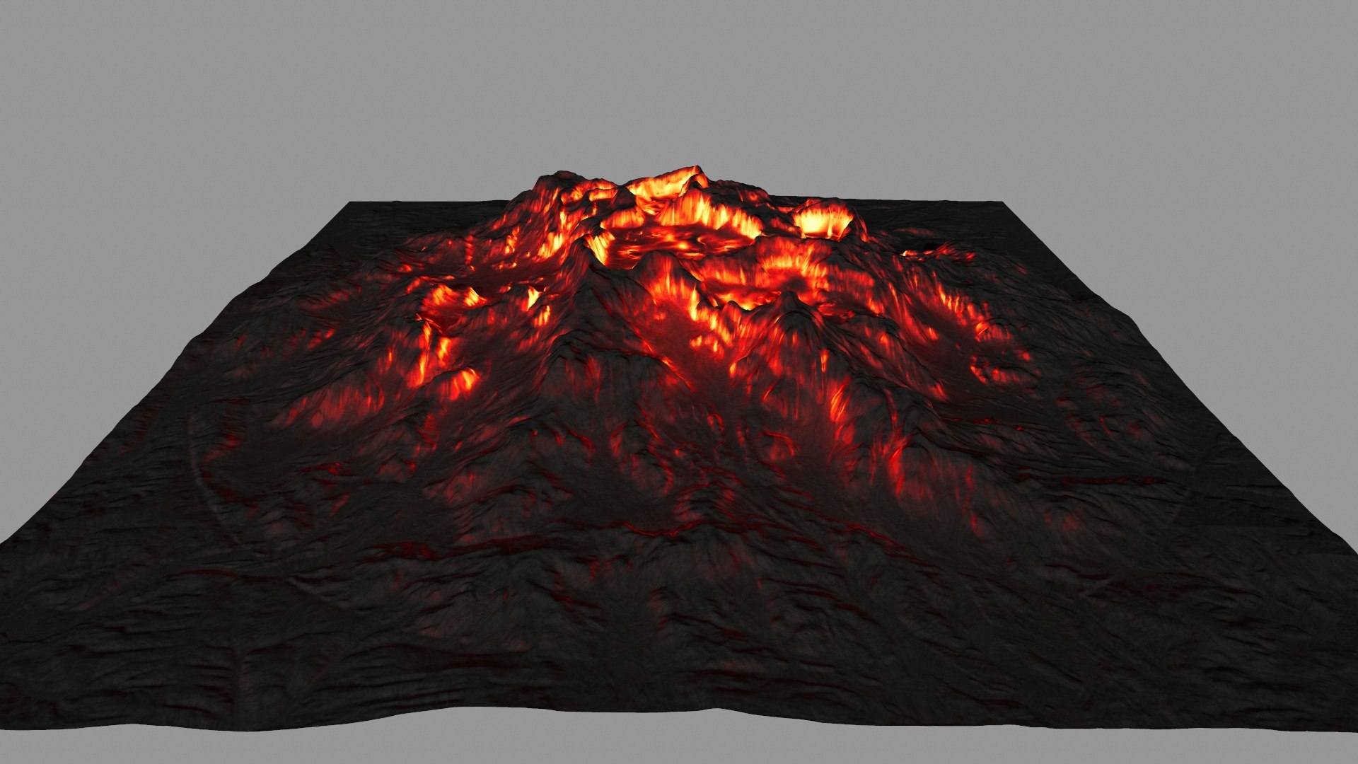 3D Volcano - TurboSquid 1313361