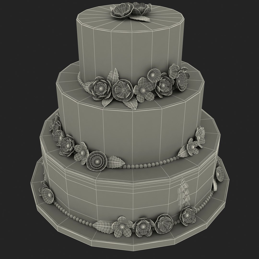 3d Wedding Cake
