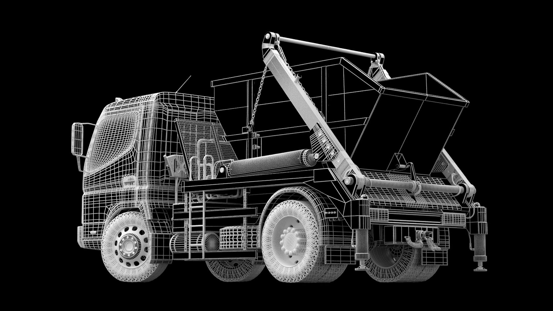 Double Arm Hydraulic Lifter Truck 3D Model - TurboSquid 1730939