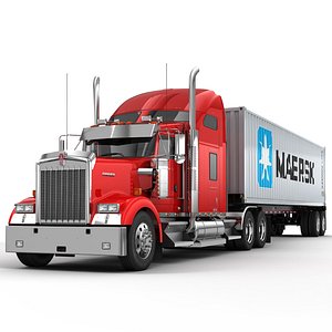 3D w900 hopper trailer - TurboSquid 1157757