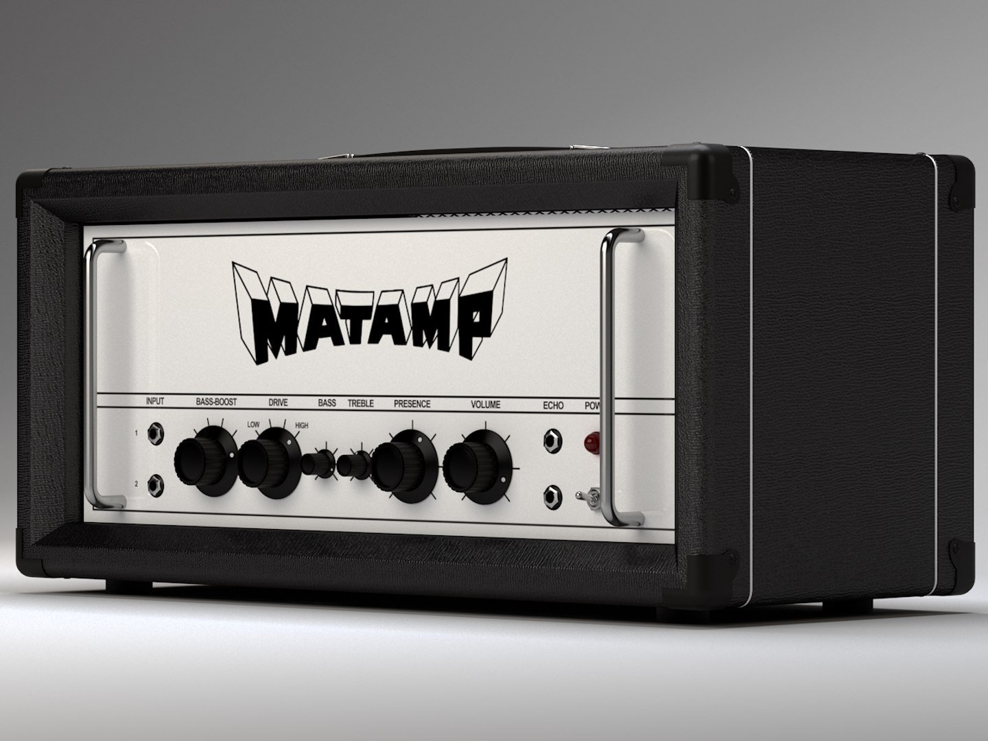 Guitar Amplifier Matamp Gt120 3D Model - TurboSquid 1367610